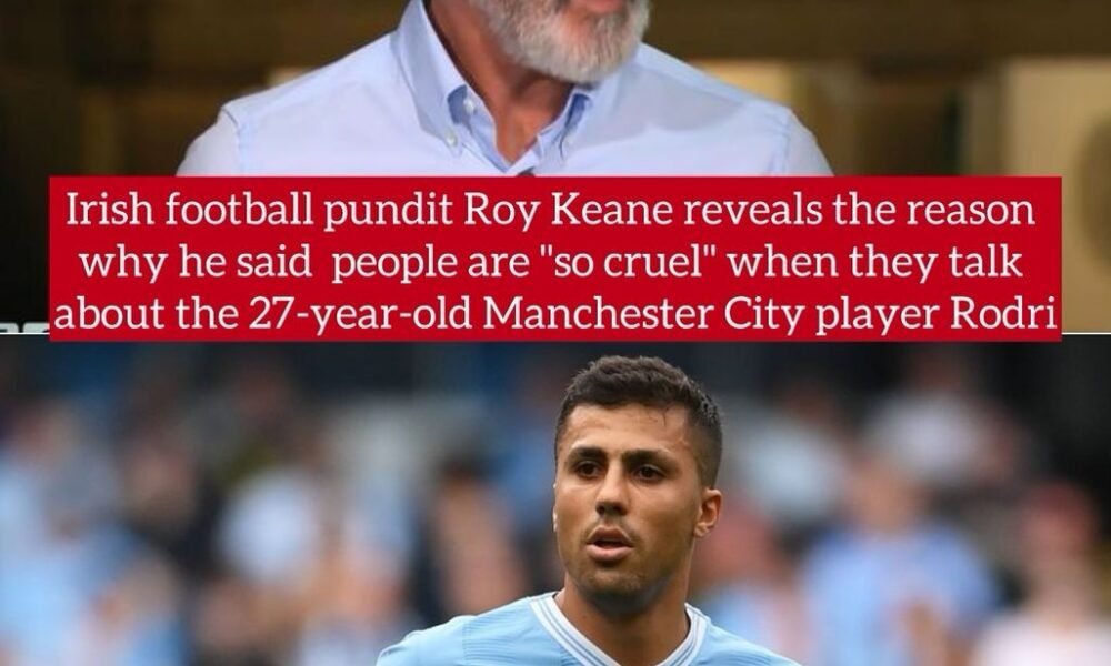 Irish football pundit Roy Keane reveals the reason why he said people ...